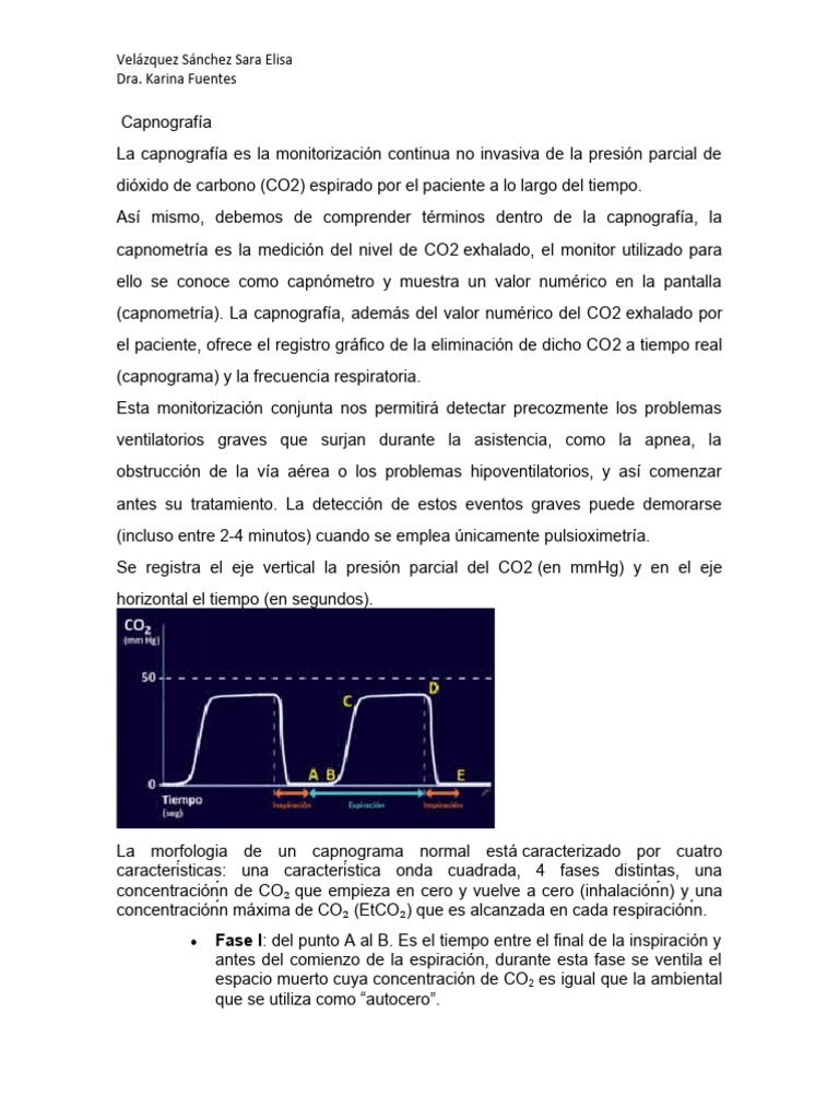 Capnografia | PDF | Especialidades Medicas | Medicina CLINICA