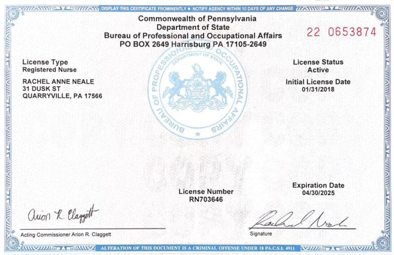 2023 RN License | PDF