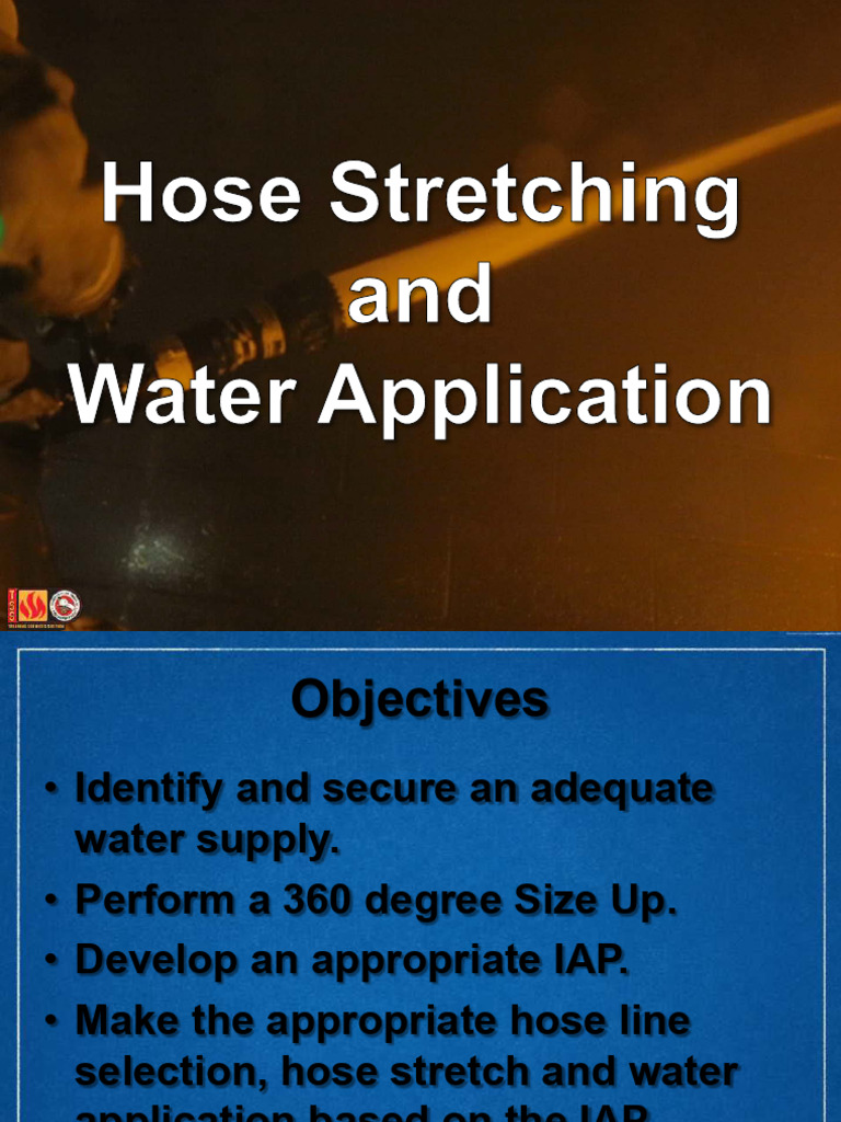 Fireground Hose Line Tactics Guide | PDF | Water | Firefighting