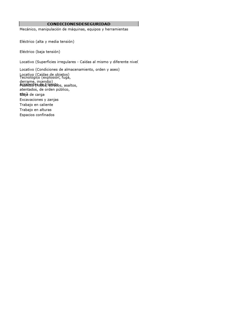 Matriz Riesgos y Peligros General Del Proyecto Santa Marta | PDF ... Matriz Riesgos y Peligros General Del Proyecto Santa Marta | PDF ...