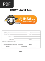 Cor 2020 Audit Handbook | PDF | Audit | Occupational Safety And Health