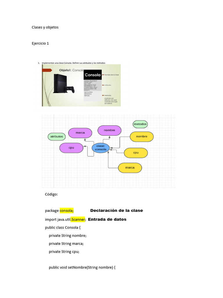 Clases y Objetos1 | PDF | Paradigmas de programación | Modelos de computación