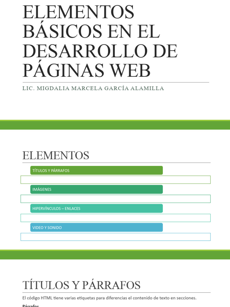 Guía Básica de HTML para Web | PDF | Hipervínculo | HTML