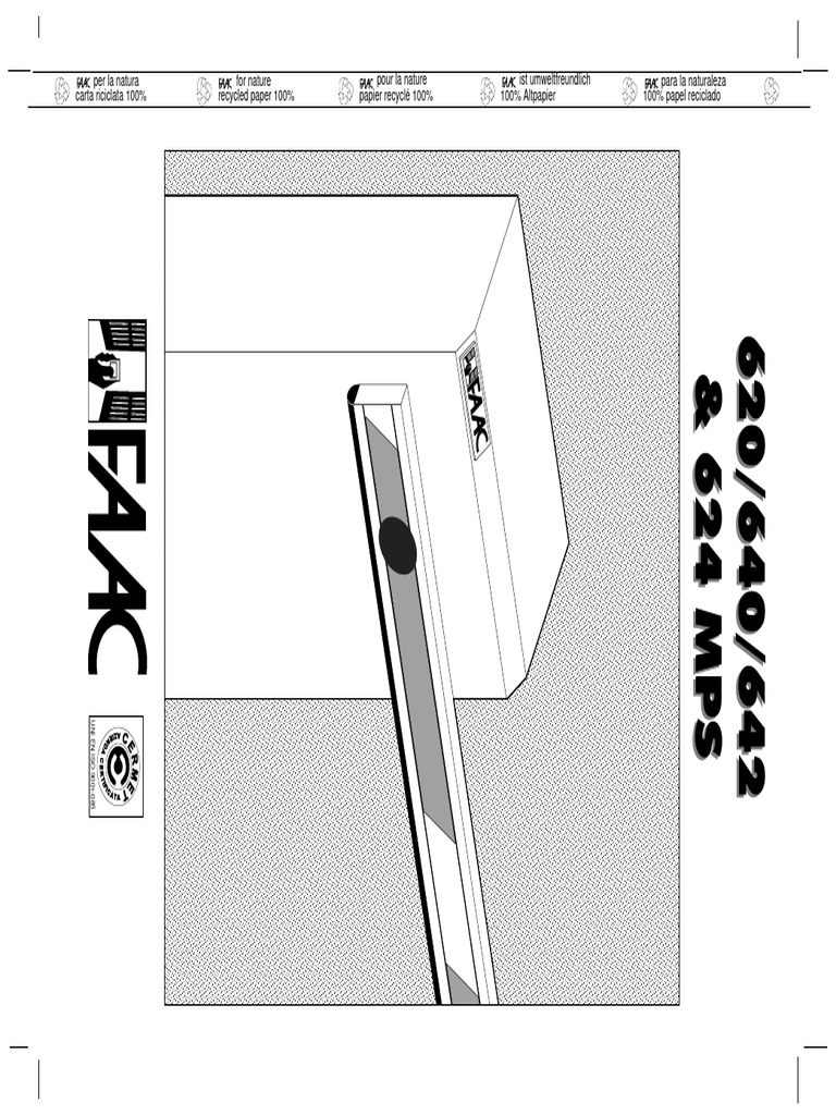 Manual FAAC 620/640/624 MPS PDF | PDF | Materiales de construcción ...