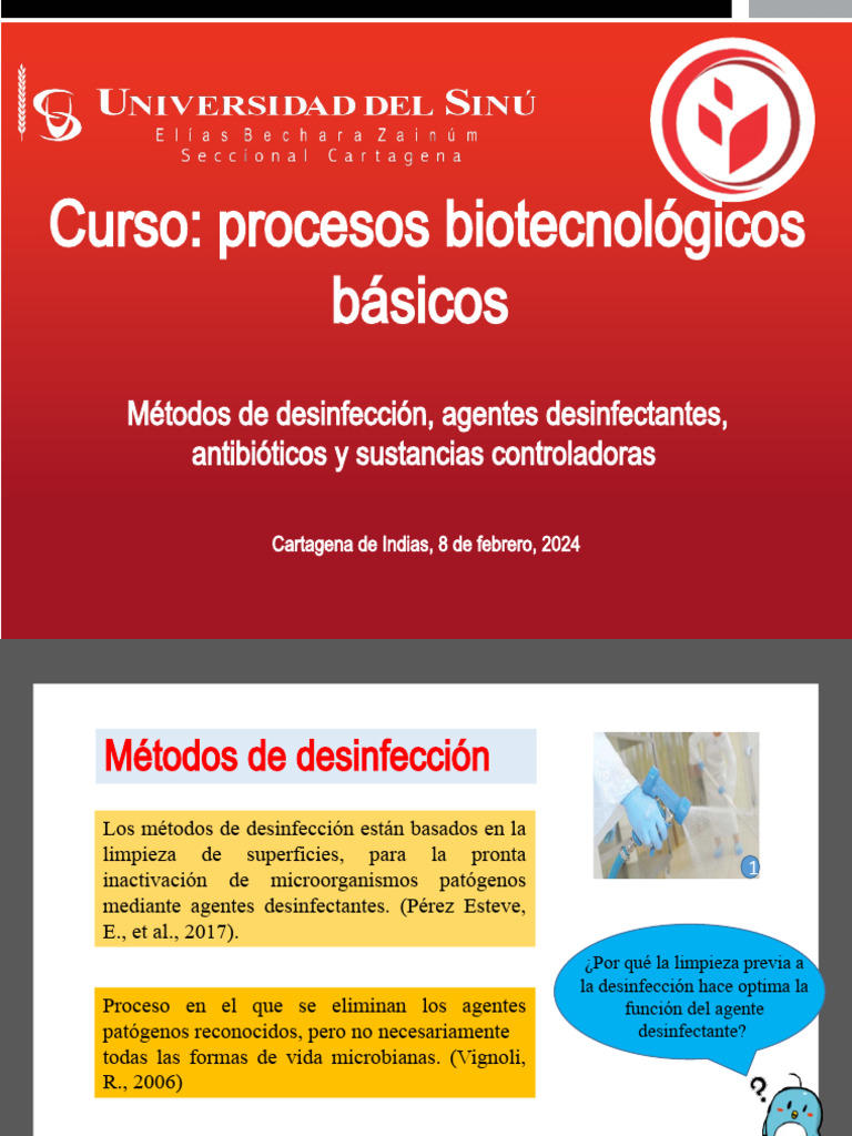 Procesos Biotecnologicos Basicos | PDF | Las bacterias | Esterilización (Microbiología)