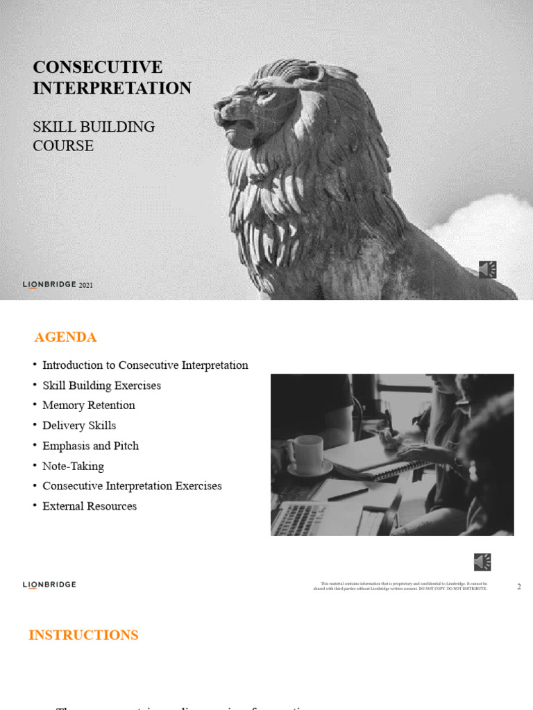 Consecutive Interpretation Skill Building Course | PDF | Language Interpretation | English As A ...