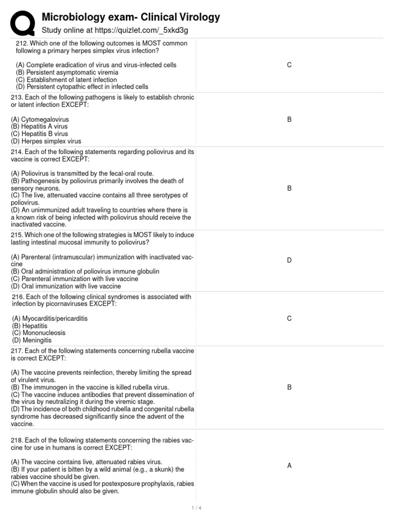 Clinical Virology | PDF | Influenza | Vaccines Clinical Virology | PDF | Influenza | Vaccines