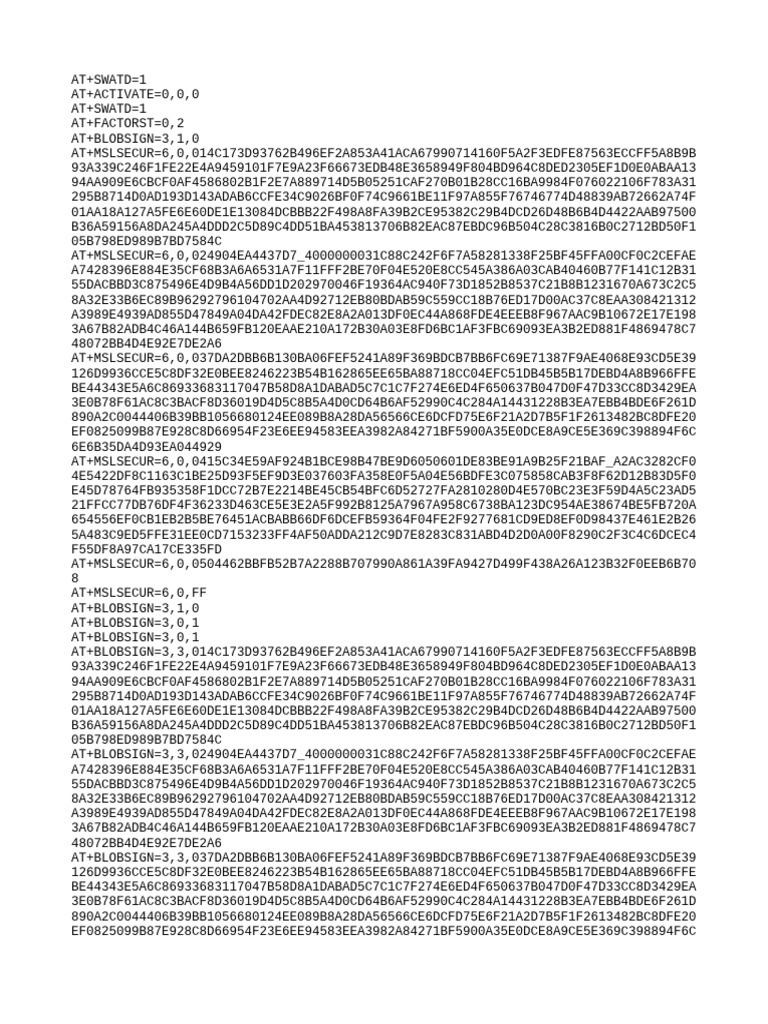 IoT Device Configuration Codes | PDF
