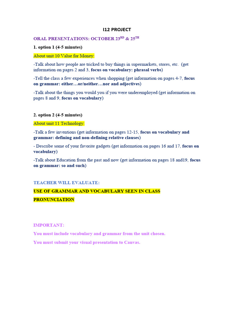 I12-Project - Icpna | PDF | Art | Foreign Language Studies