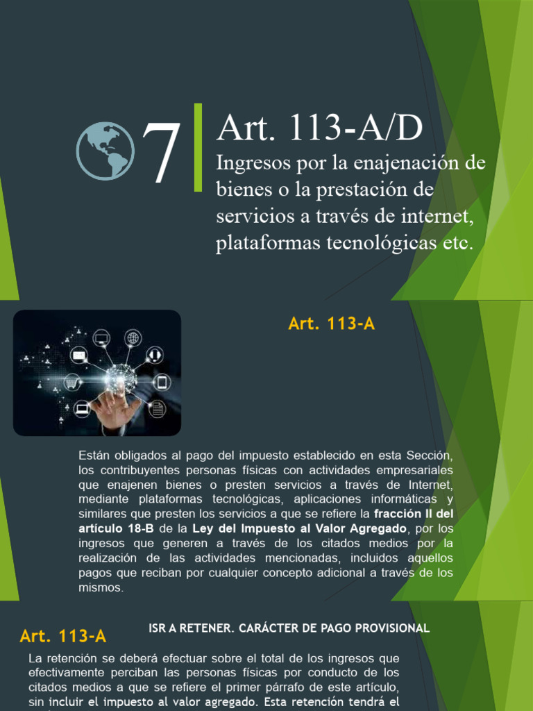 Artículos 113A - 113D | PDF | Impuesto sobre la renta | Impuestos