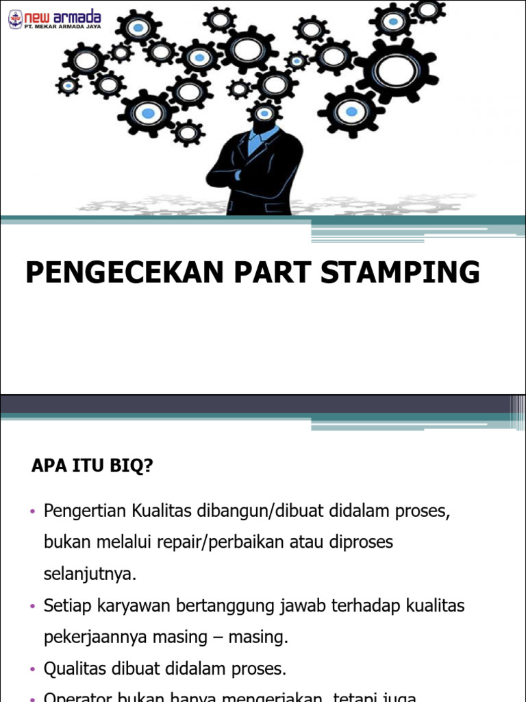 Pengecekan Part Stamping | PDF | Teknologi & Rekayasa
