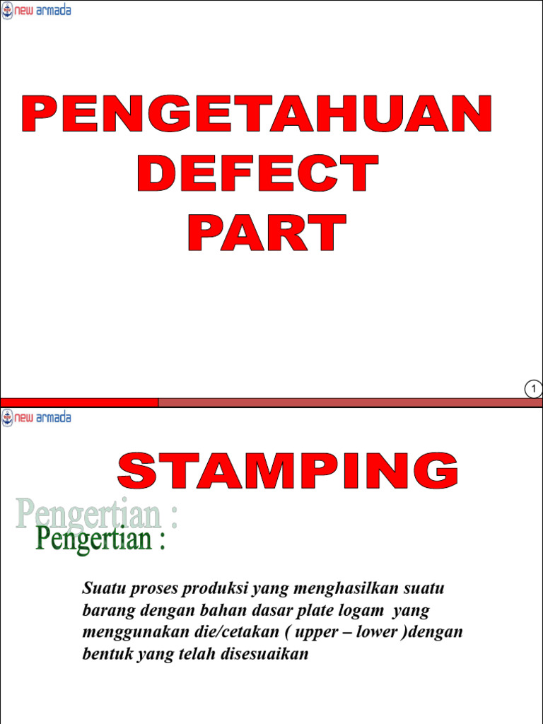 Pengetahuan Defect Part | PDF