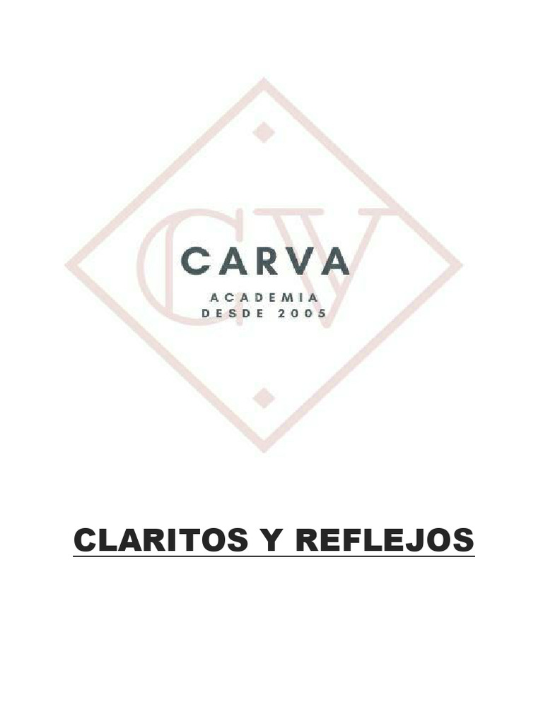 Claritos y Reflejos | PDF | Pelo | Color