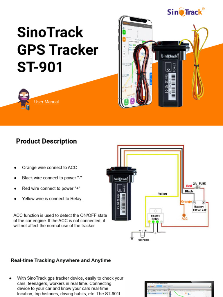SinoTrack GPS Tracker ST 901 User Manual 1 | PDF | Google Play ...