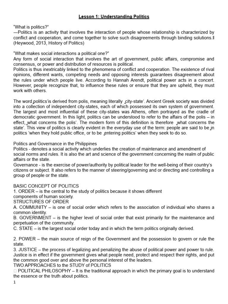 PPG Module | PDF | President Of The Philippines | World Politics