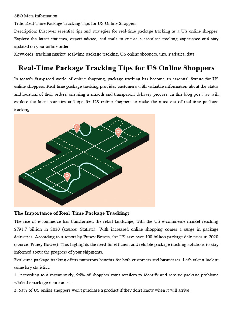 Real-Time Package Tracking Tips For US Online Shoppers | PDF | Online ...