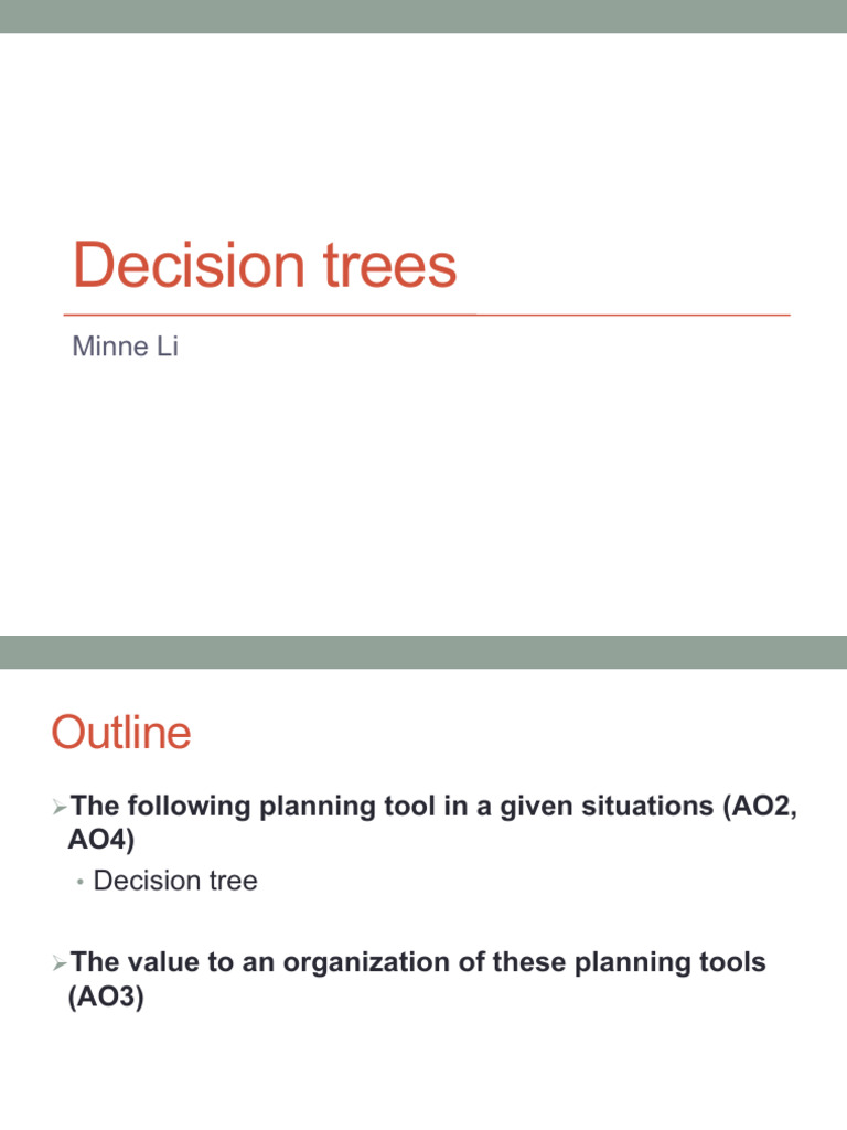 Decision Tree | PDF | Decision Making | Economies