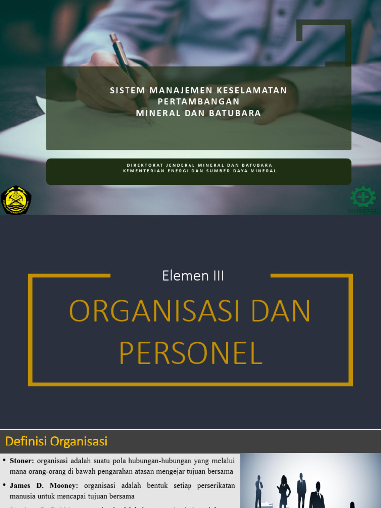 SMKP Minerba - Elemen III - Organisasi Dan Personil - 21 Feb 2024 | PDF