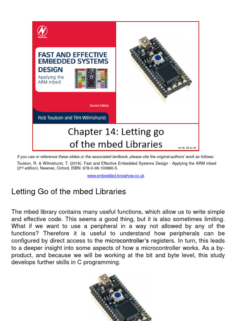 Mbed BK Ed2 CH 14 | PDF | Analog To Digital Converter | Microcontroller