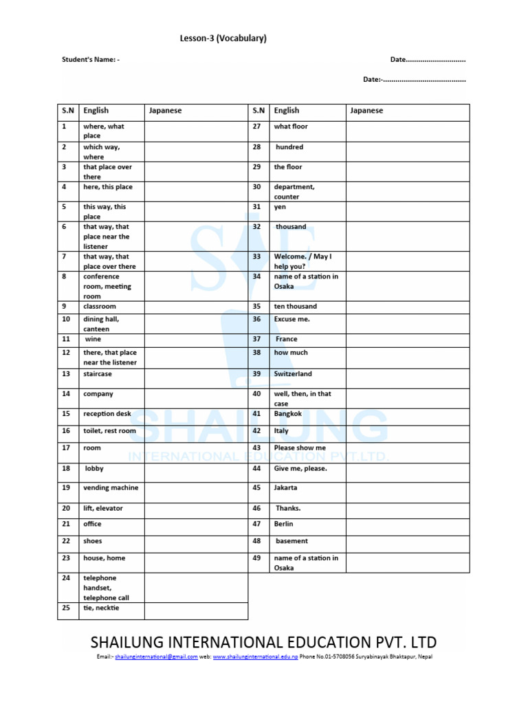 Lesson 3 | PDF | Telecommunications | Telephony
