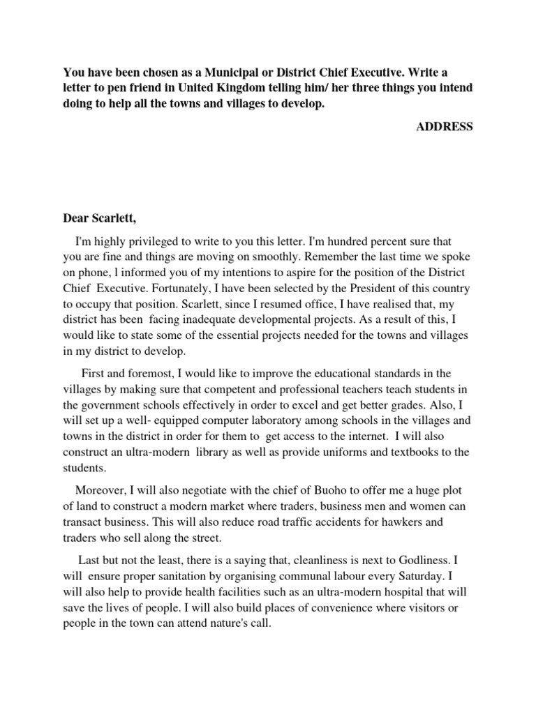 Letter Writing Dce Mce | PDF