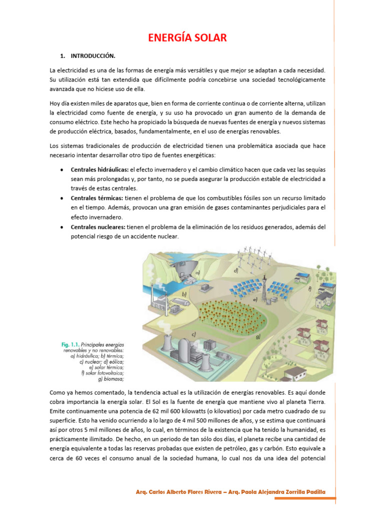 Energía Solar | PDF | Energía solar | Fotovoltaica