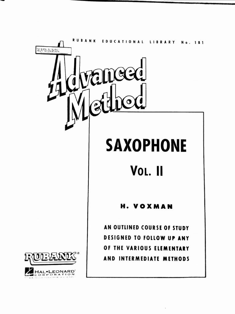 Rubank Advanced Method 2, H. Voxman | PDF