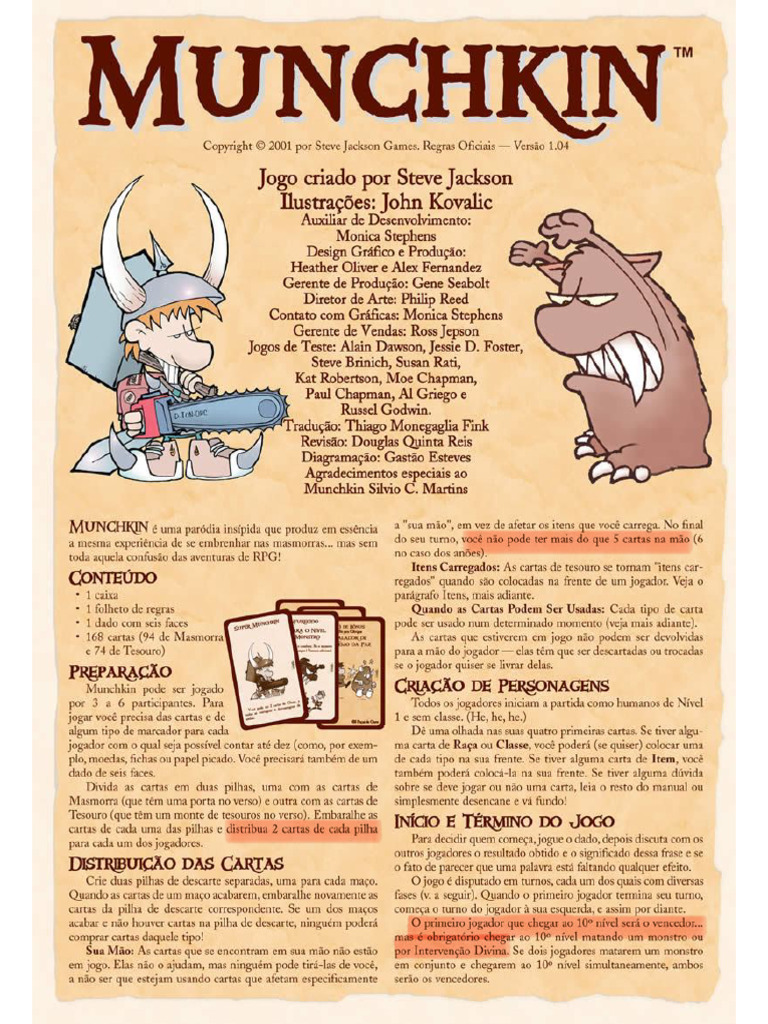 Munchkin | PDF