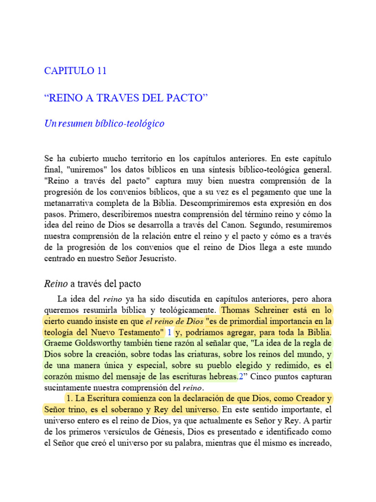 El Reino de Dios - Pactos de Dios-Integracion Teologica I | PDF ... El Reino de Dios - Pactos de Dios-Integracion Teologica I | PDF ...
