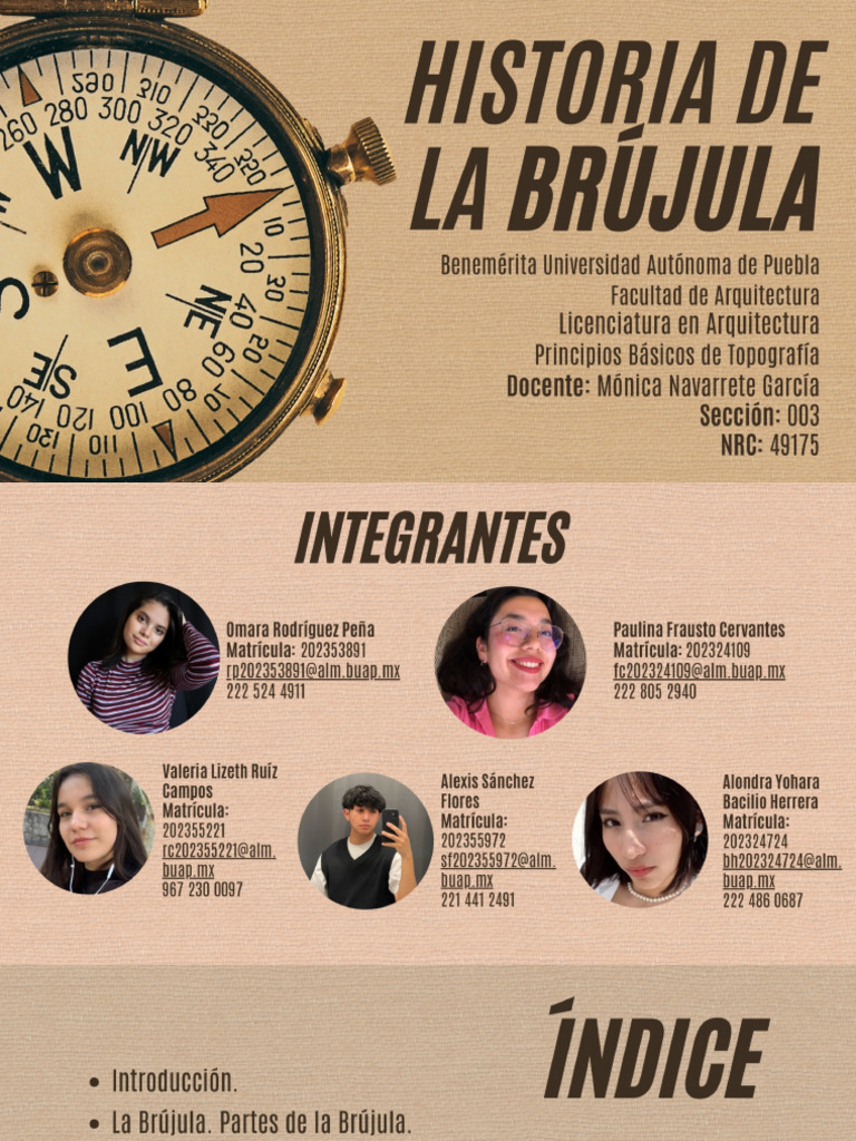 Equipo 8. Presentación Brújula | PDF