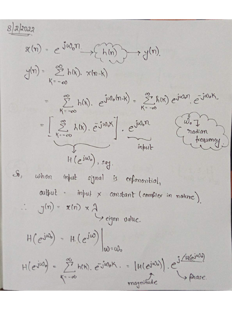 Digital Signal Processing Notes | PDF