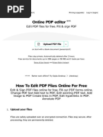 PDF Editor Free - Edit PDF and Form Filler Online - PDFescape | PDF ...