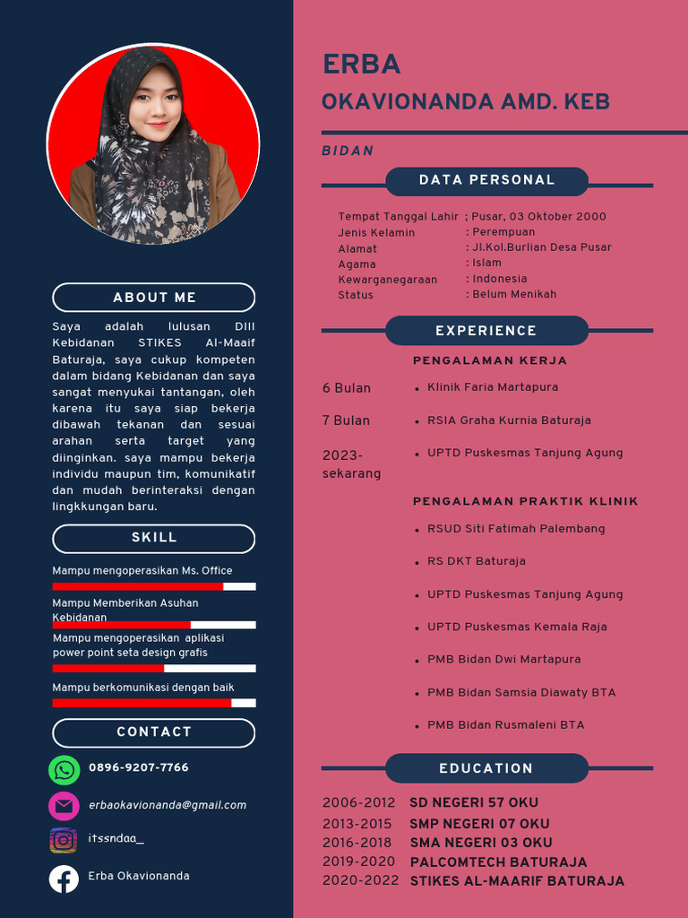 CV Terrbaru Nanda | PDF