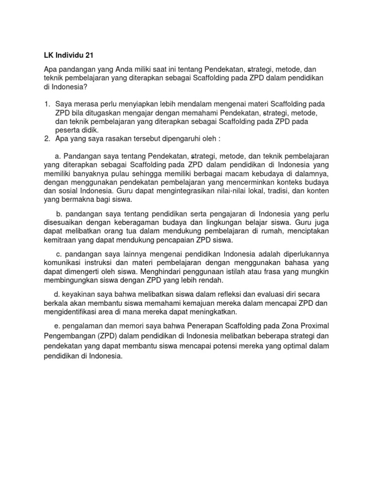 Eksplorasi Konsep LK Individu 21 | PDF