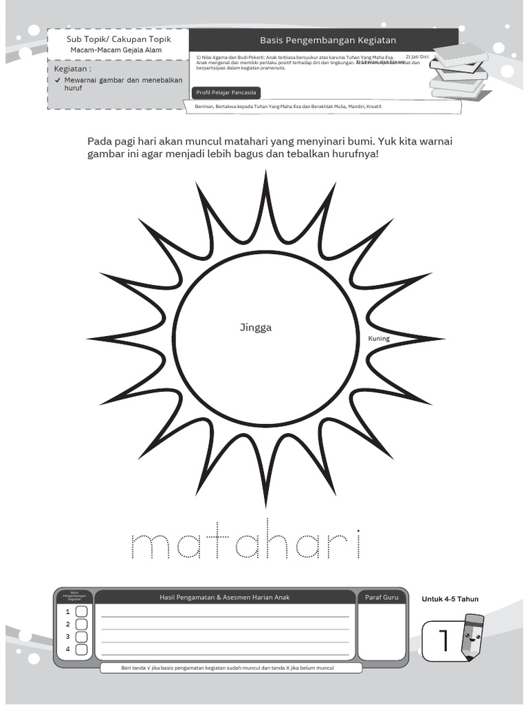 LKPD TK A | PDF | Karier & Perkembangan