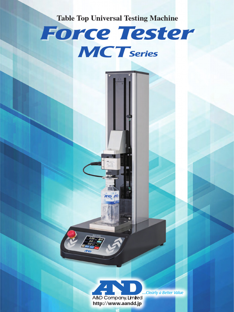 AND UTM Table Top MCT | PDF | Calibration | Touchscreen