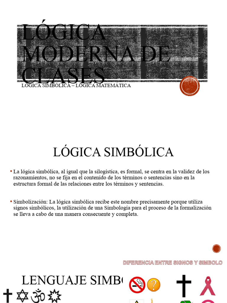 Introducción a la Lógica Simbólica | PDF | Proposición | Sintaxis (Lógica)