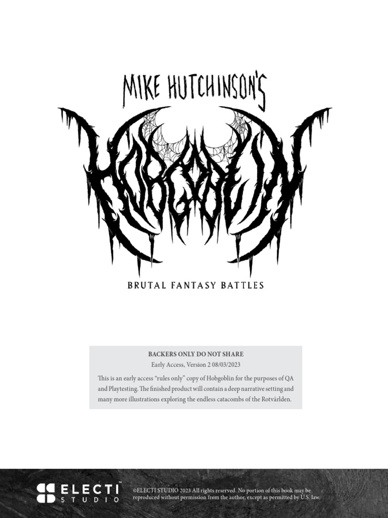 Hobgoblin | PDF | Infantry | Cavalry