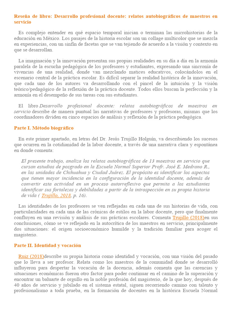 Reseña de libro | PDF | Enseñando | Maestros