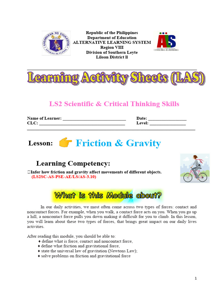 Friction and Gravity: Key Differences | PDF | Force | Friction