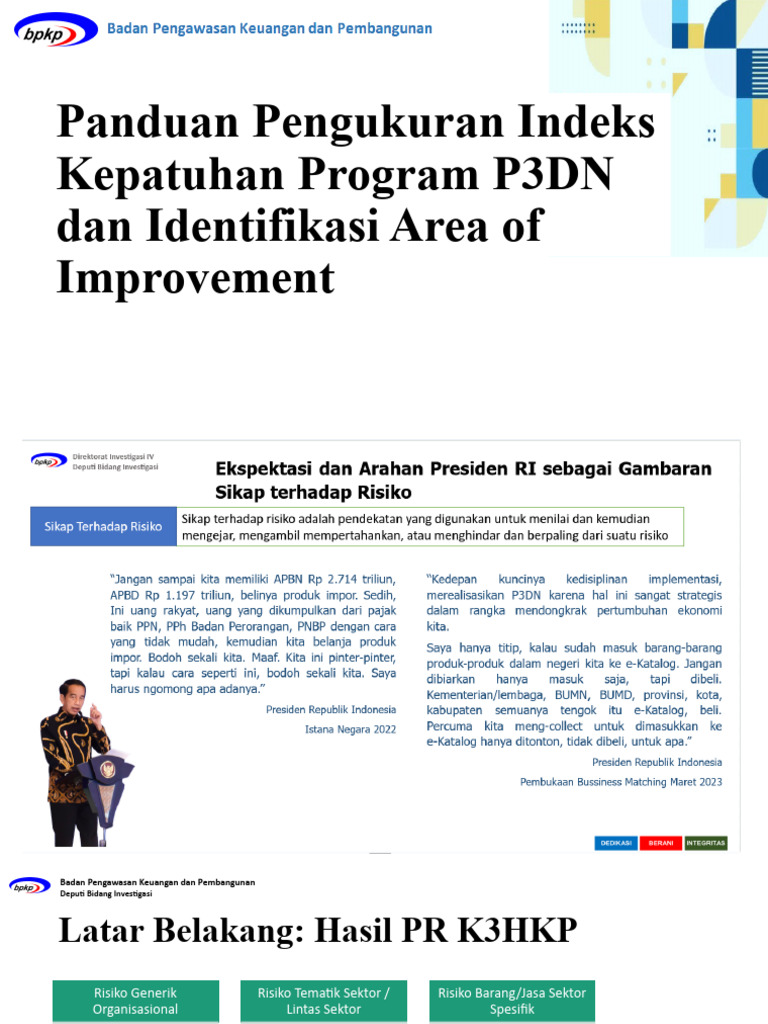 Panduan Indeks Kepatuhan Program P3DN | PDF | Bisnis