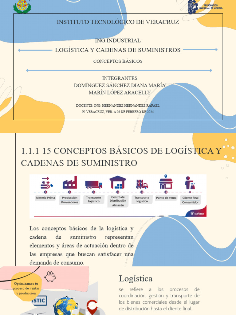 Conceptos Basicos de Logistica y Cadena de Suministros | Descargar gratis PDF | Logística ...