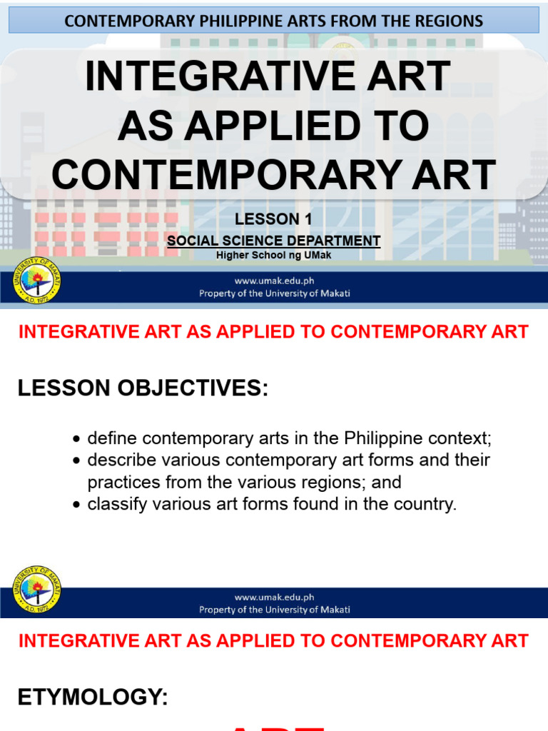 Contemporary Philippine Arts Guide | PDF | The Arts | Impressionism