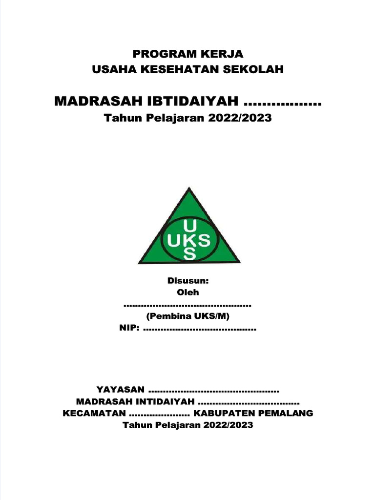 PDF Program Kerja Uks Mi - Compress | PDF