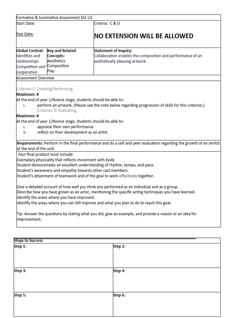 M1 U2 Formative & Summative Assesment | PDF | Educational Assessment | Human Communication