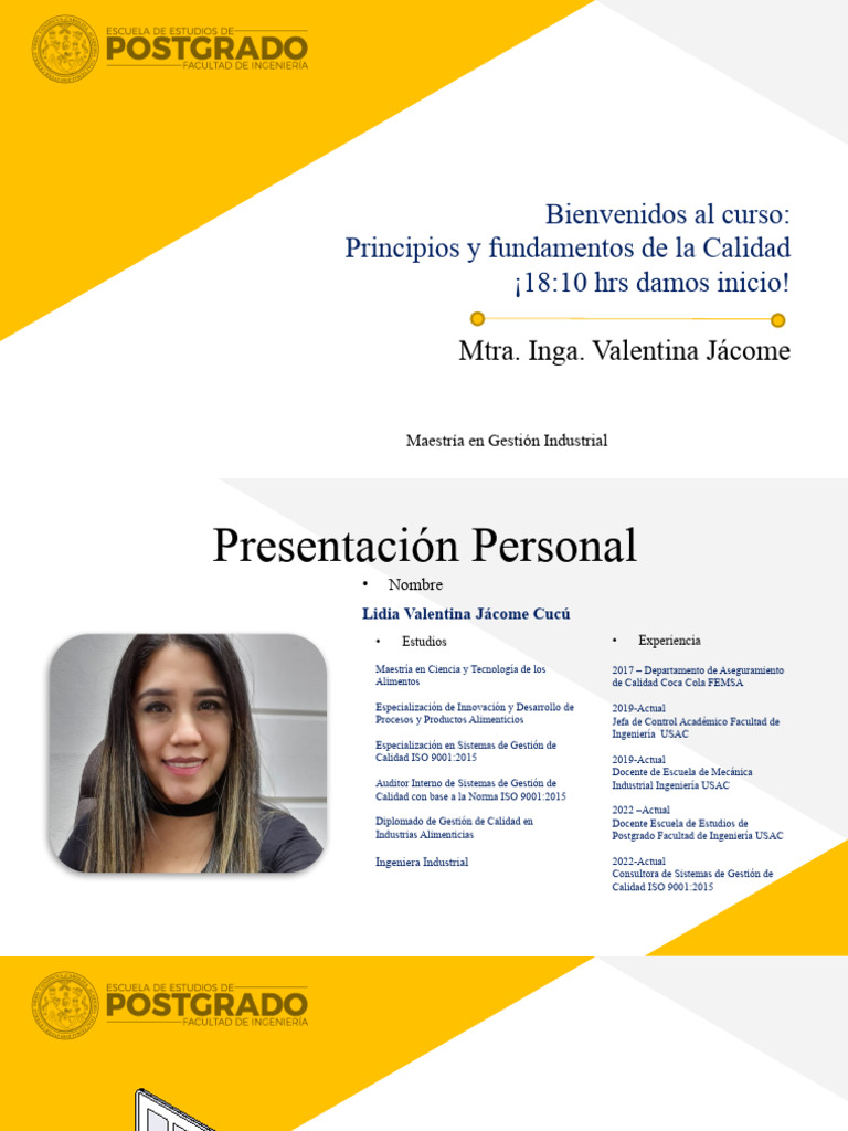 Sesión 1 (1) | PDF | Calidad (comercial) | Cliente