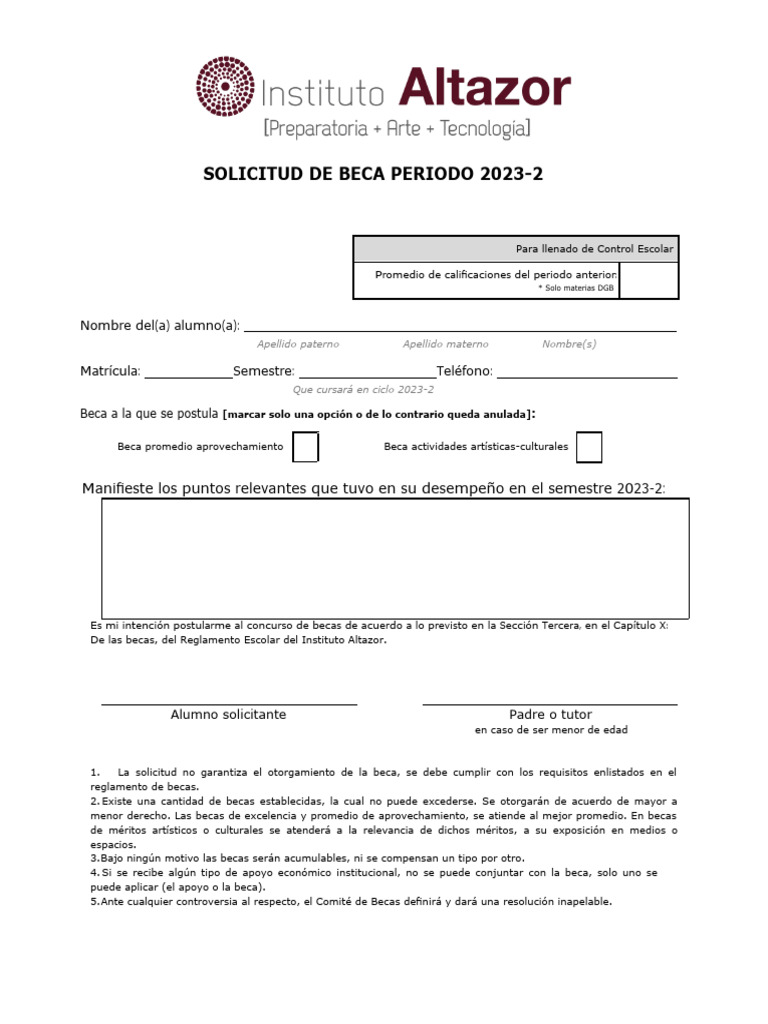 Formato solicitud | PDF