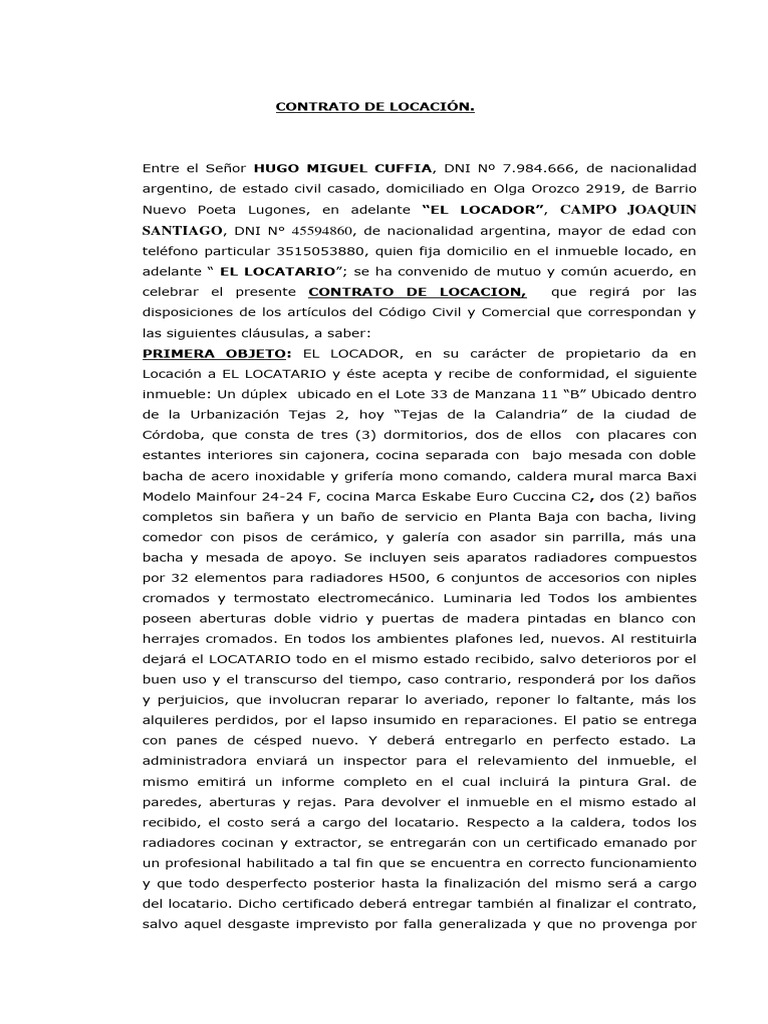 Contrato Tejas 2. Nuevo | PDF | Daños y perjuicios | Póliza de seguros