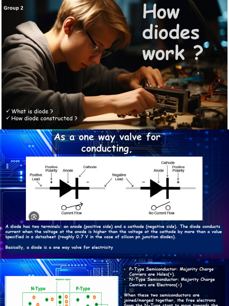 Group2 How Diodes Work ? | PDF | Diode | P–N Junction