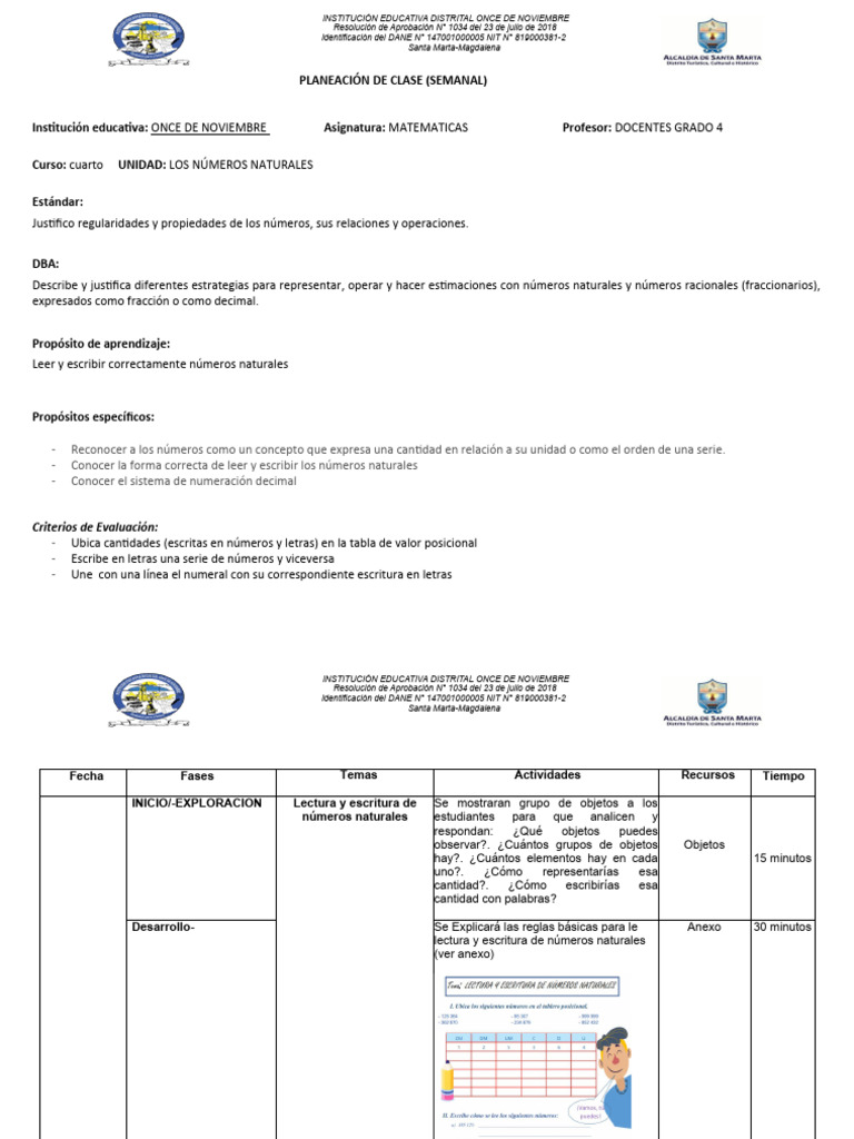 Matemáticas 2da Entrega | PDF | Números | Decimal